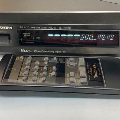 Technics Multi Compact Disc Player 5 CD Carousel | EstateSales.org
