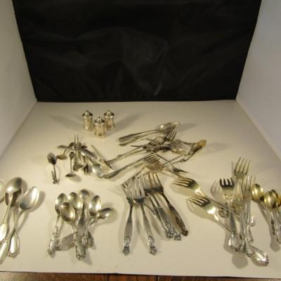 Collection of Various Maker Marks Sterling Silver Flatware 760g ...