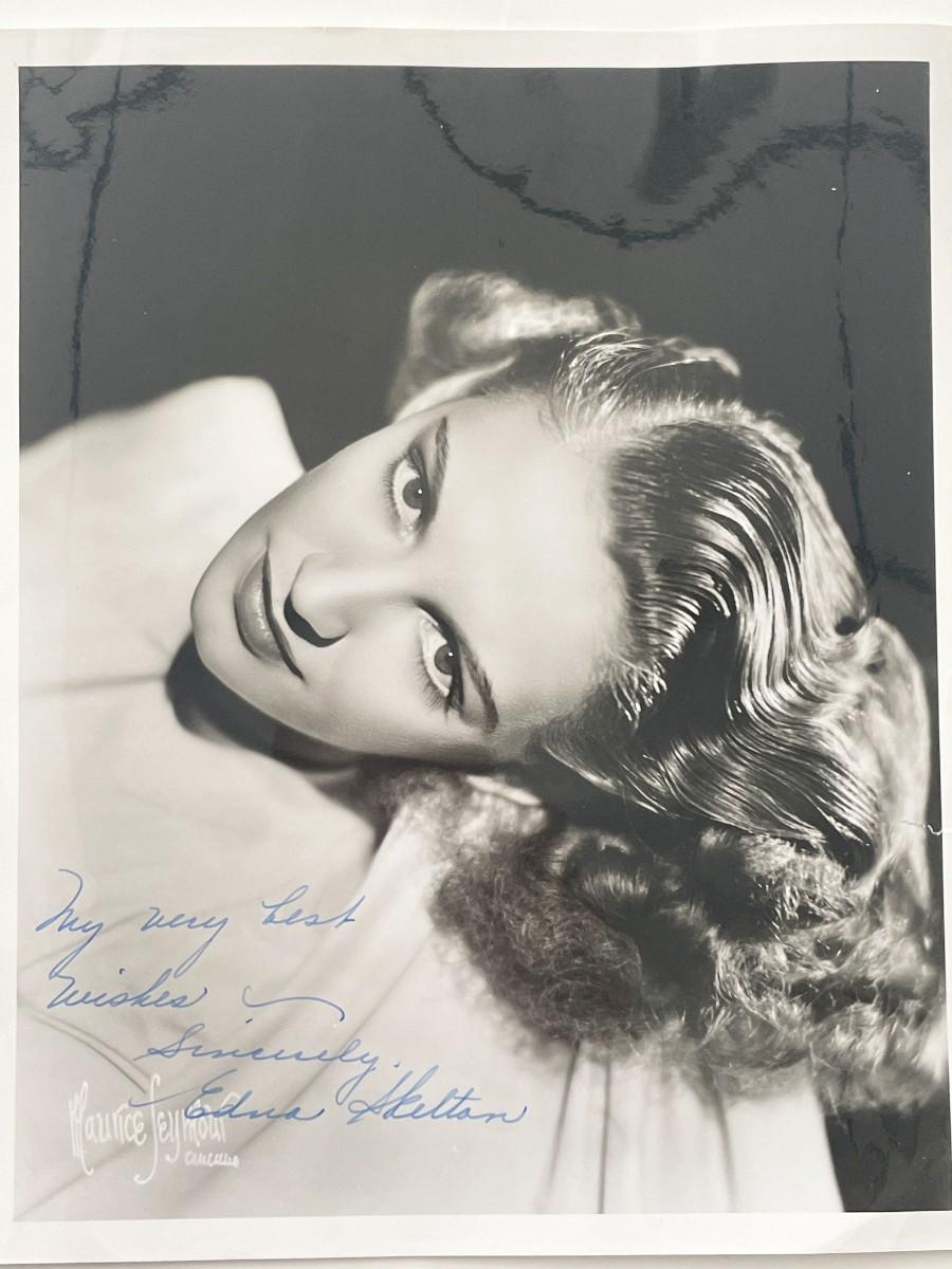 Edna Skelton signed photo | EstateSales.org