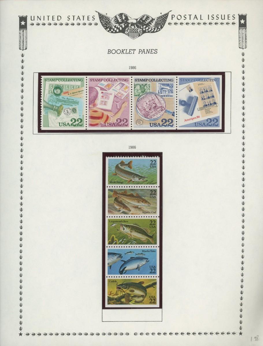 1986 Booklet Pane Stamps | EstateSales.org