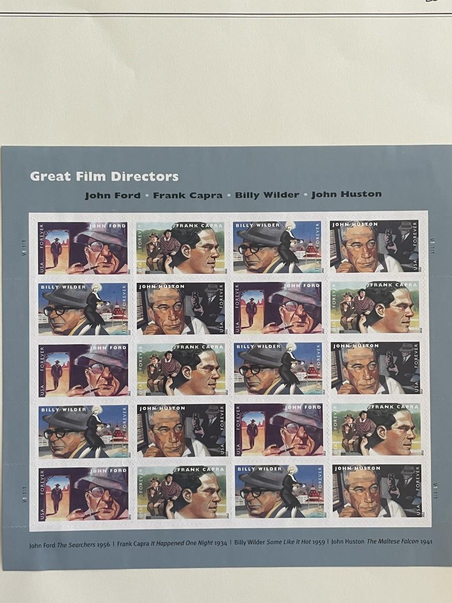 2012 Great Film Directors stamp set of 20 | EstateSales.org