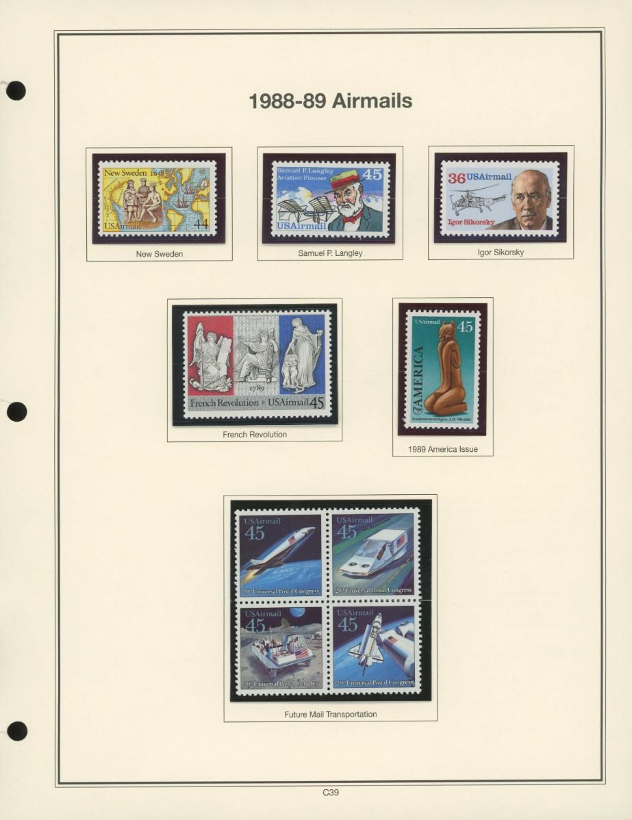 1988-89 Airmails Stamps | EstateSales.org