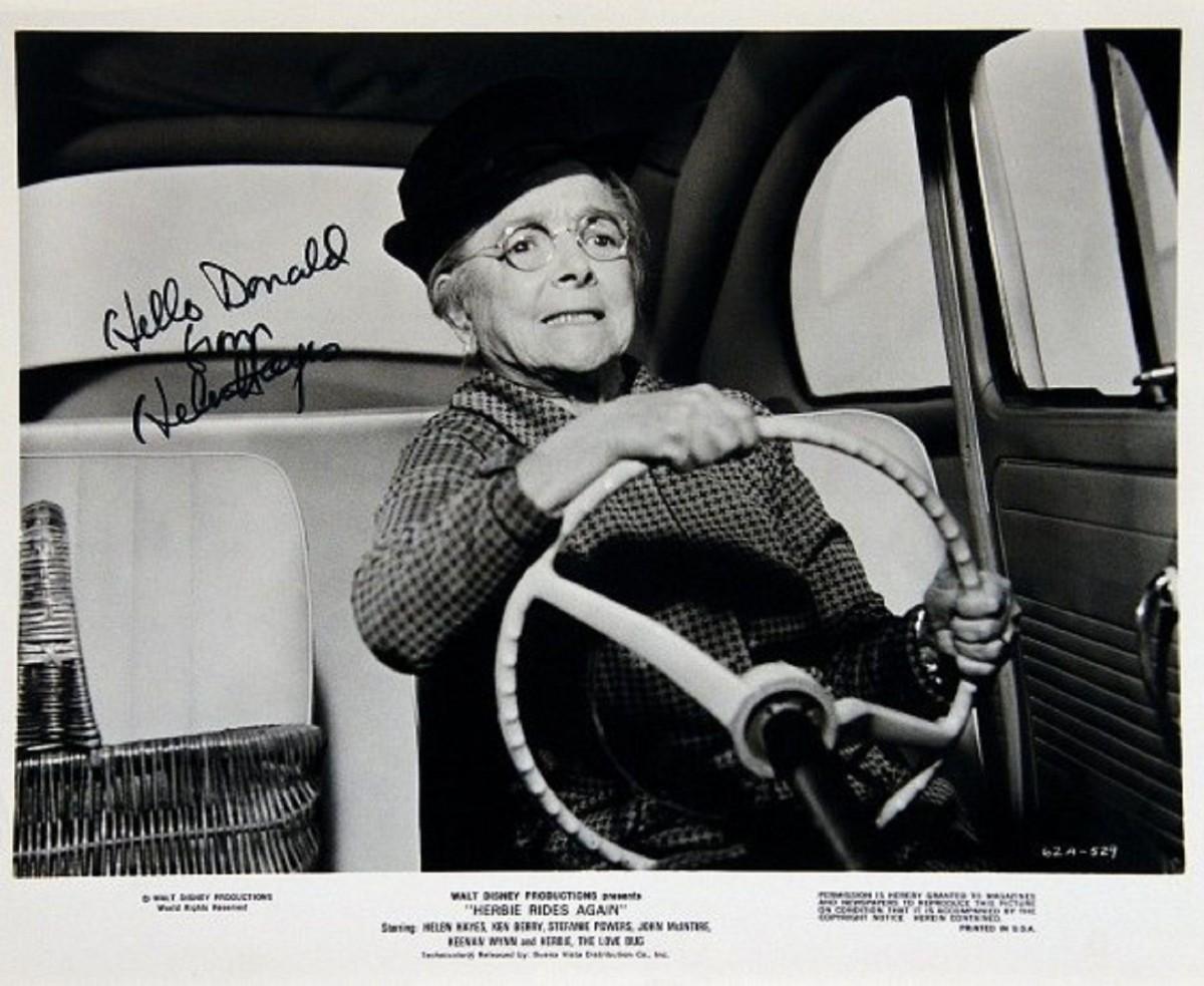 Helen Hayes Signed Portrait Photo