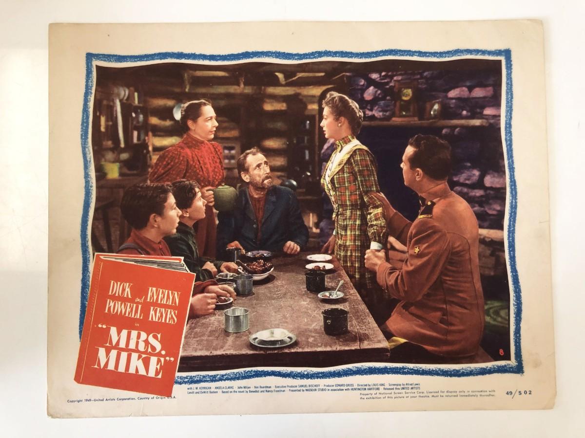 Mrs. Mike original 1949 vintage lobby card | EstateSales.org