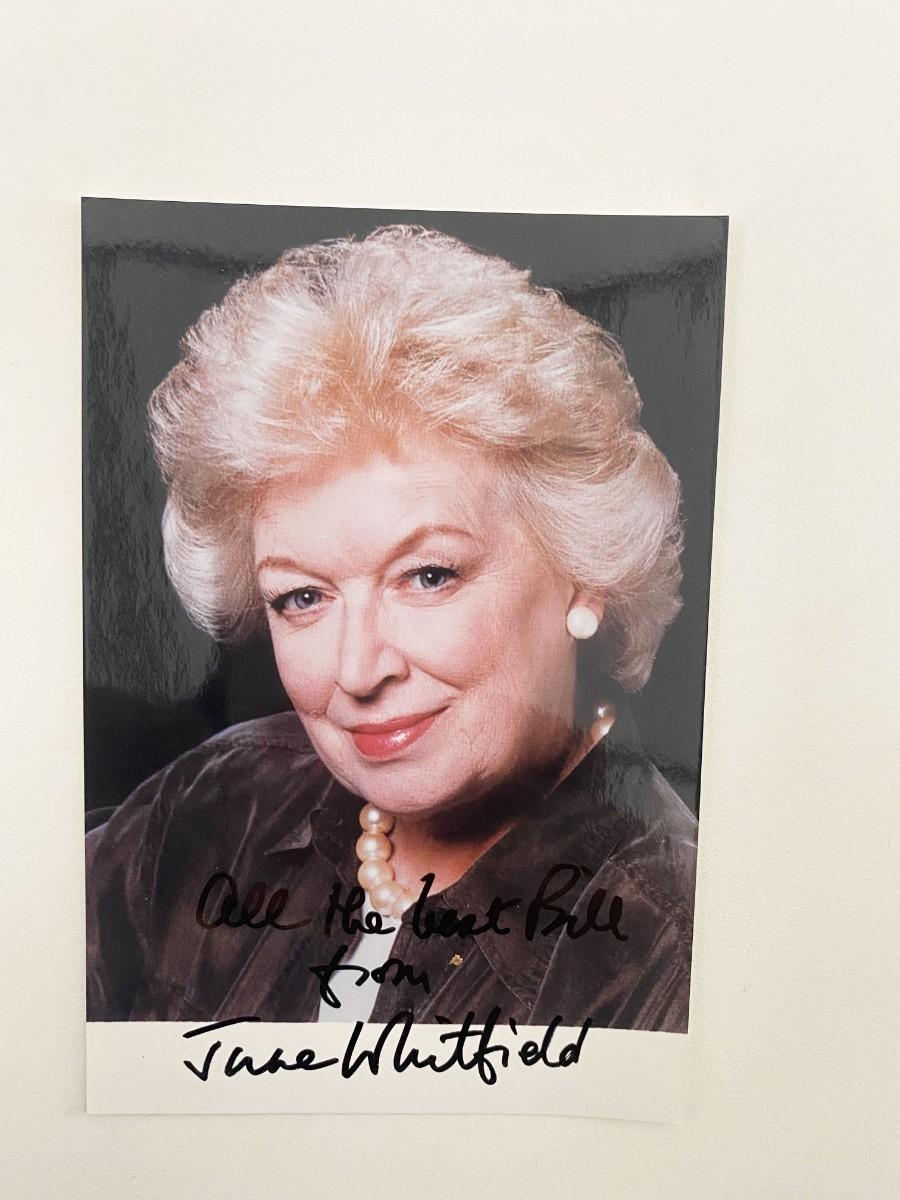 June Whitfield signed photo | EstateSales.org