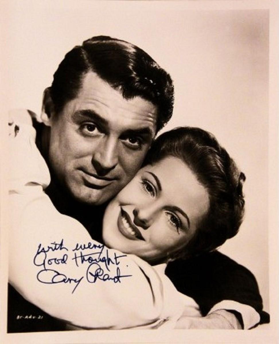 Cary Grant signed portrait photo | EstateSales.org