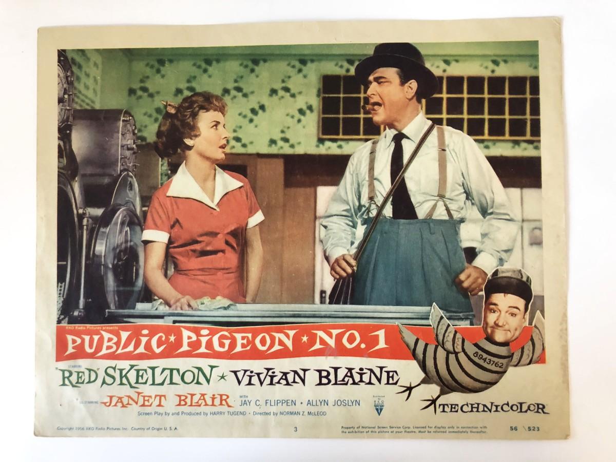 Public Pigeon No. 1 original 1956 vintage lobby card | EstateSales.org