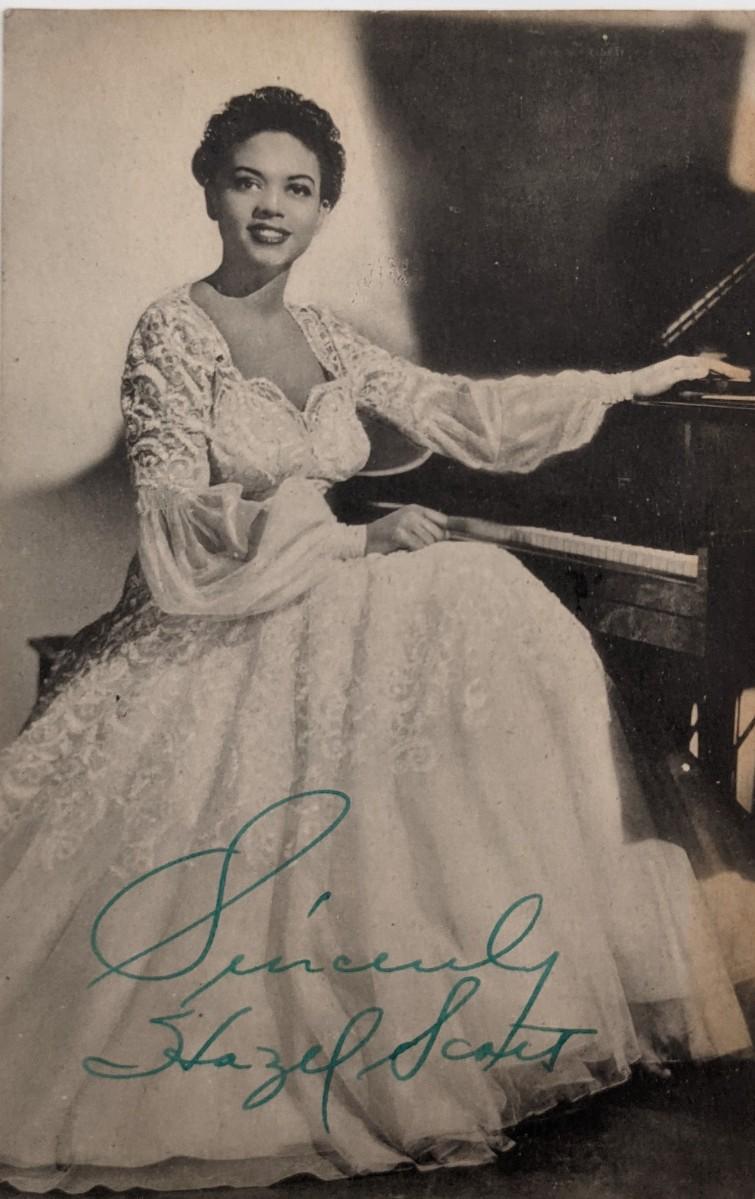Hazel Scott Signed Photo | EstateSales.org