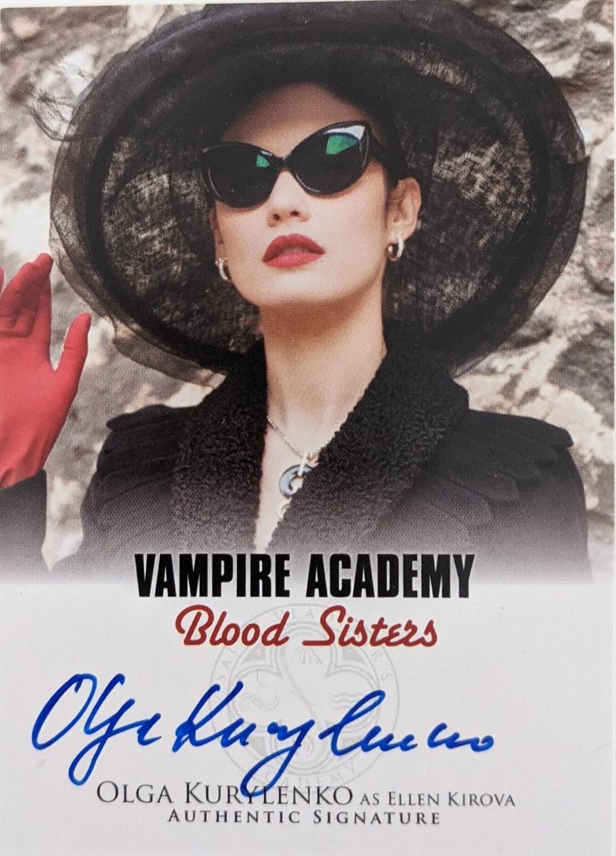 Vampire Academy Blood Sisters Signed Insert Card | EstateSales.org