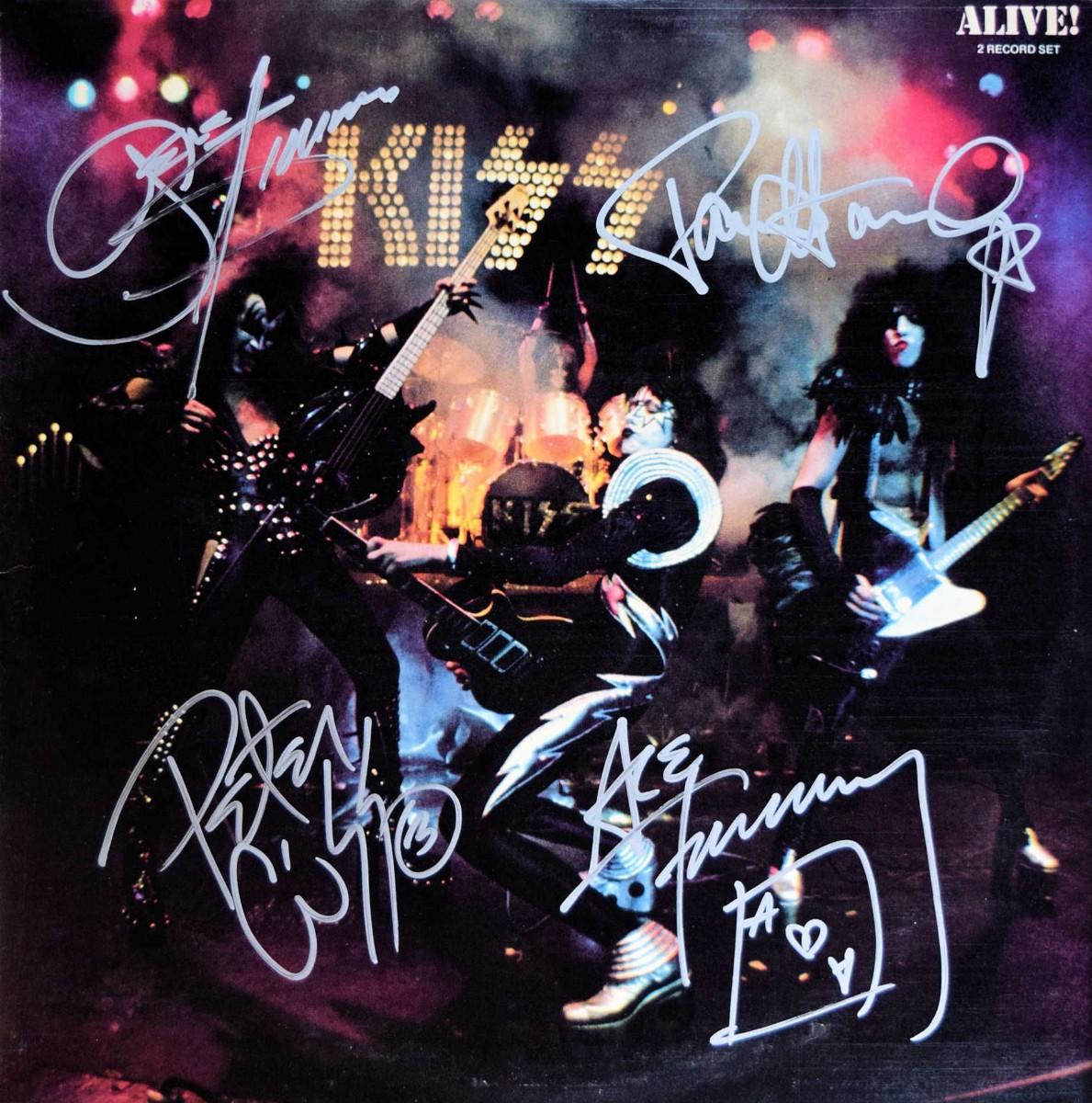 Kiss signed Alive! album | EstateSales.org