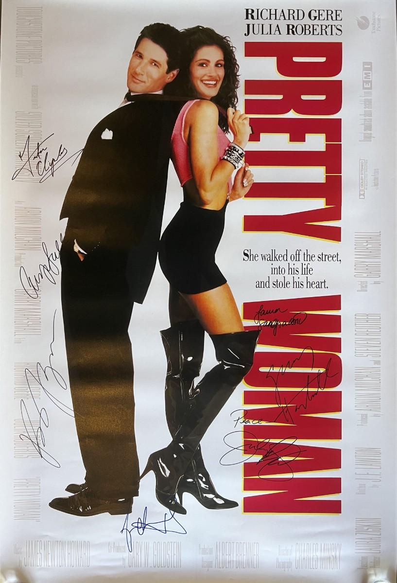 Pretty Woman cast signed movie poster | EstateSales.org