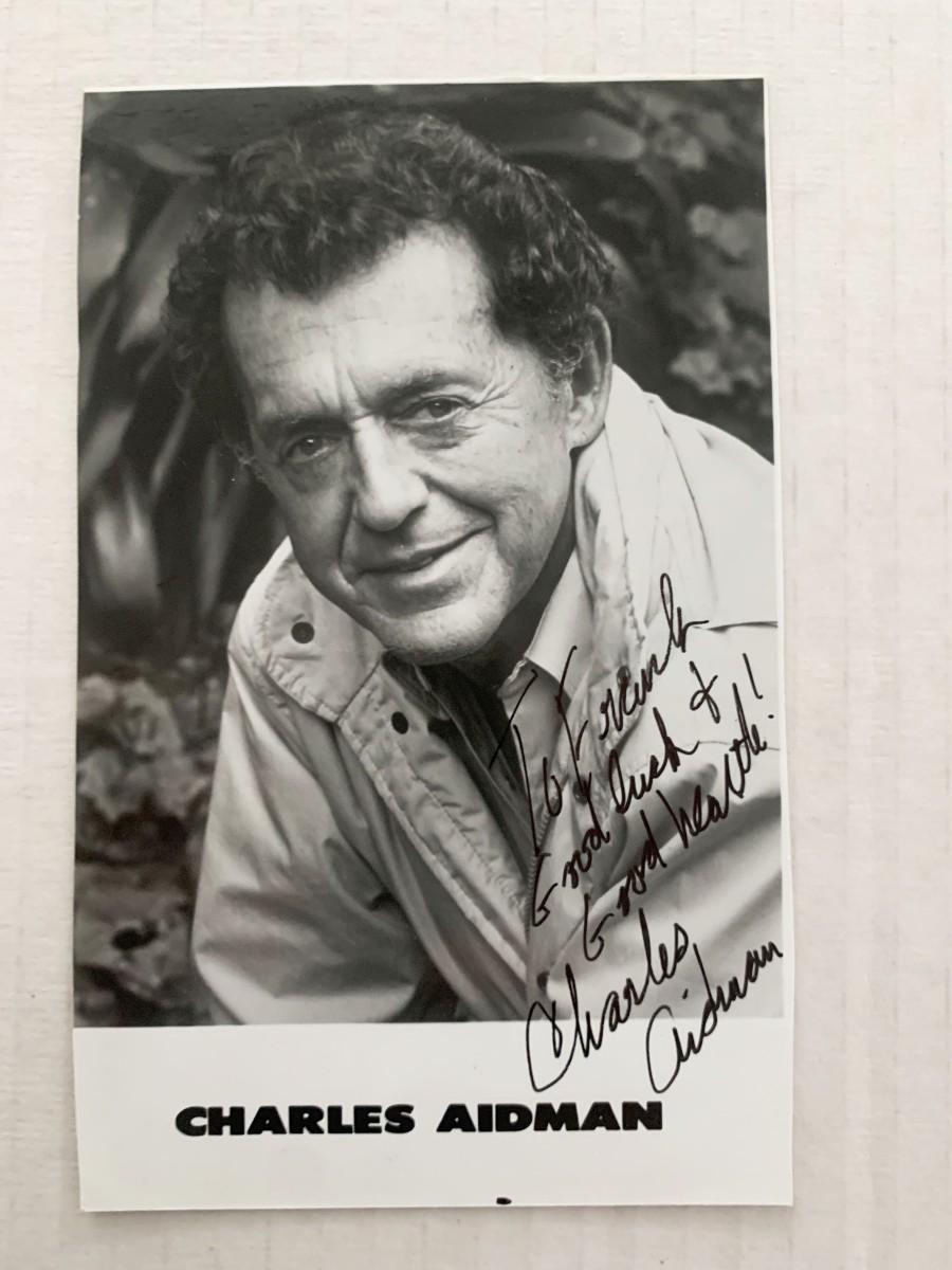 Charles Aidman signed photo | EstateSales.org