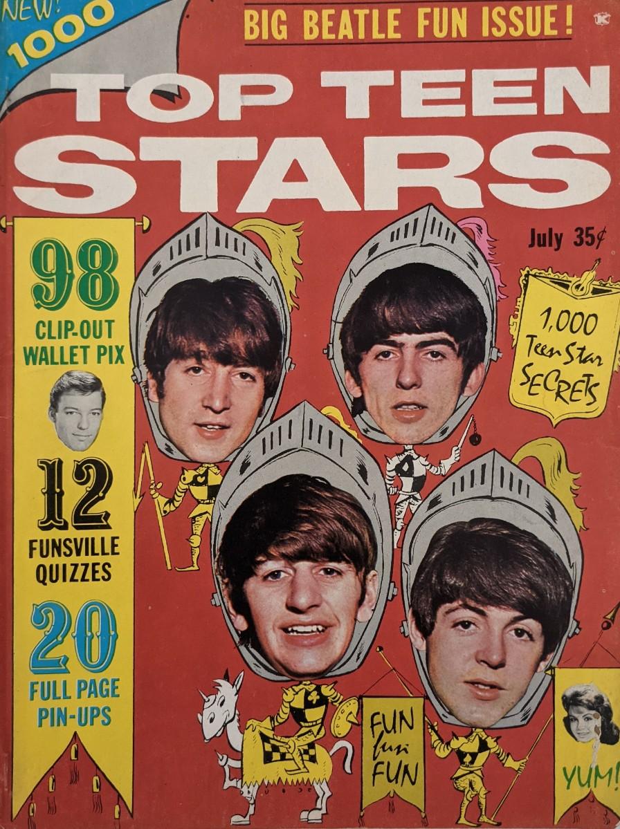 Beatles, TOP TEEN STARS Magazine July 1964 Issue | EstateSales.org