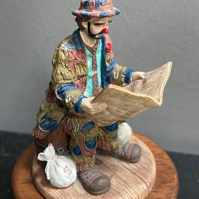 Emmett Kelly Weary Willie Clown Hobo Music Box | EstateSales.org