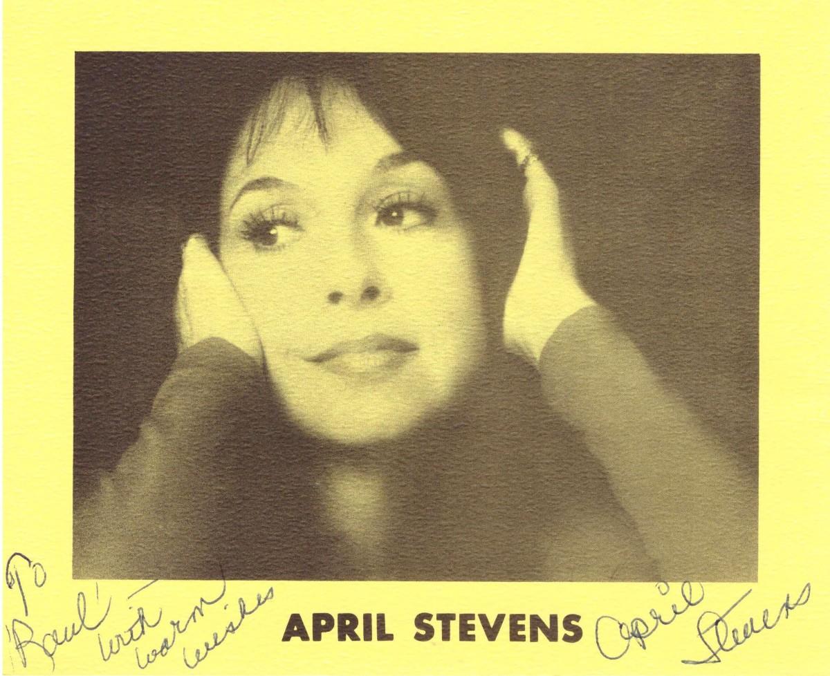 April Stevens signed photo | EstateSales.org