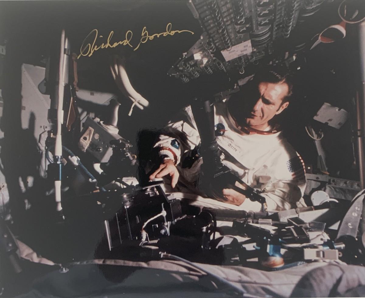 Astronaut Richard Gordon signed photo. GFA Authenticated | EstateSales.org Astronaut Richard Gordon signed photo. GFA Authenticated | EstateSales.org