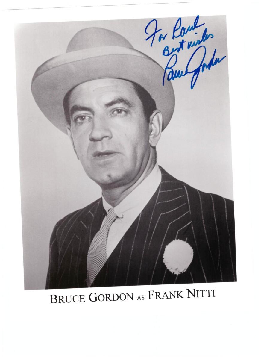 The Untouchables Bruce Gordon signed photo | EstateSales.org