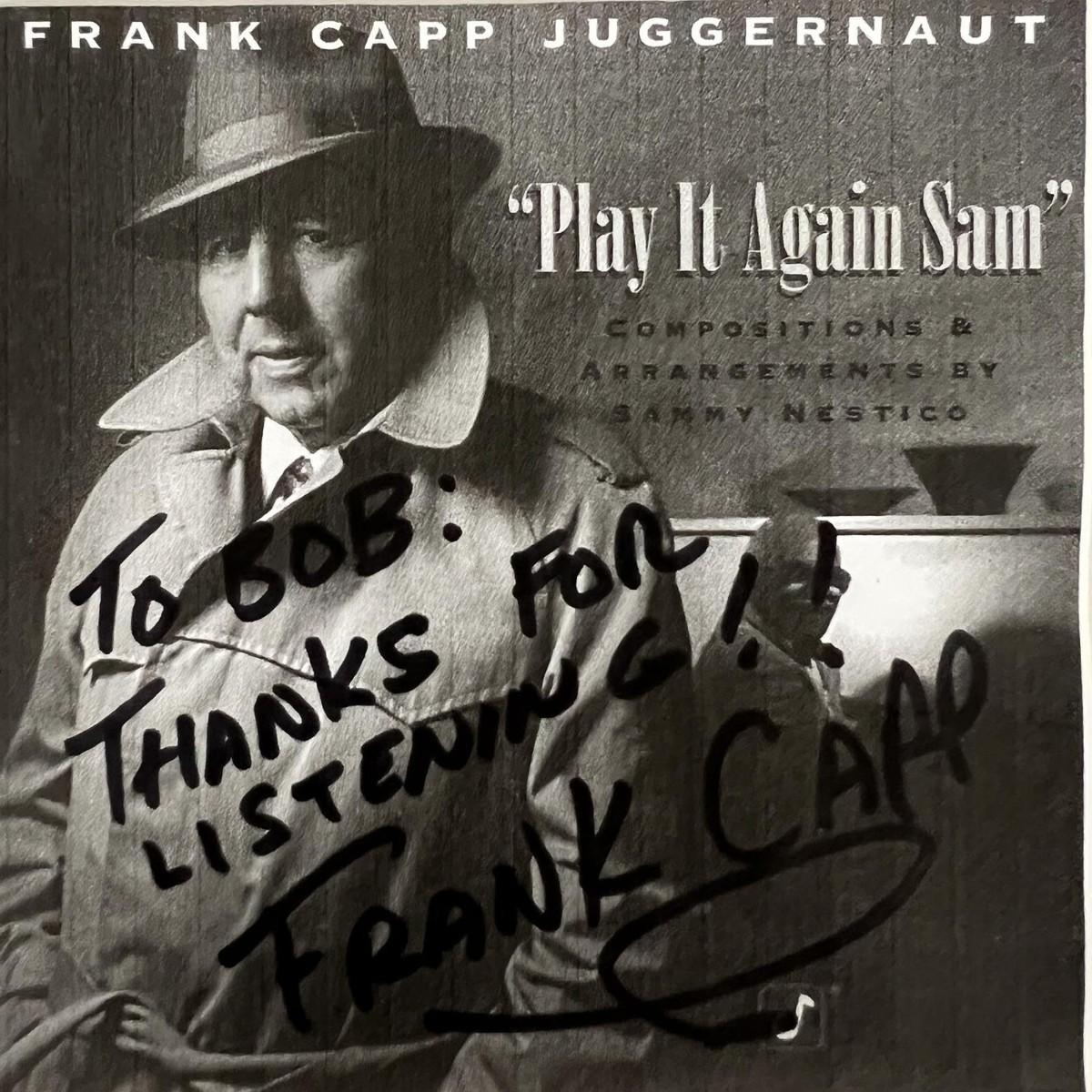 Frank Capp Juggernaut signed CD | EstateSales.org