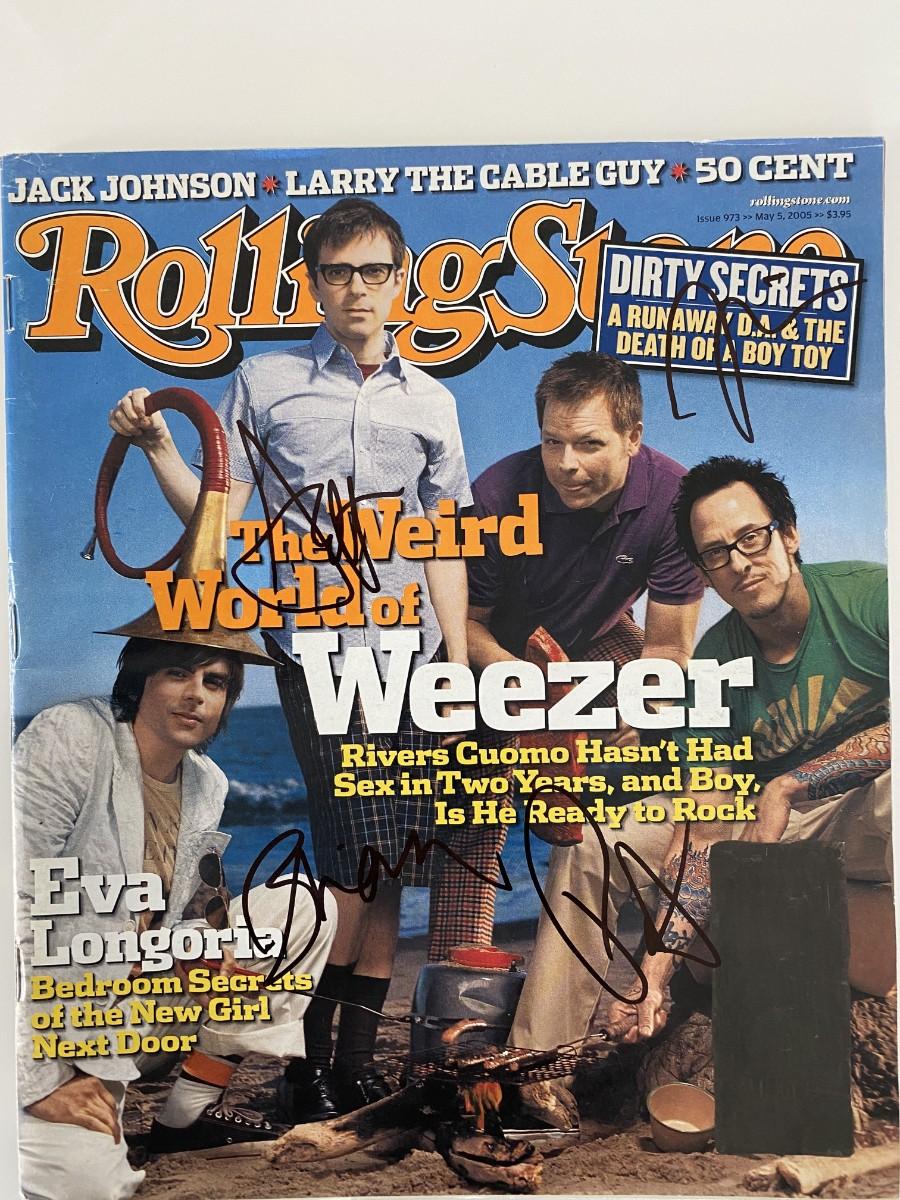 Weezer signed Rolling Stone Magazine | EstateSales.org