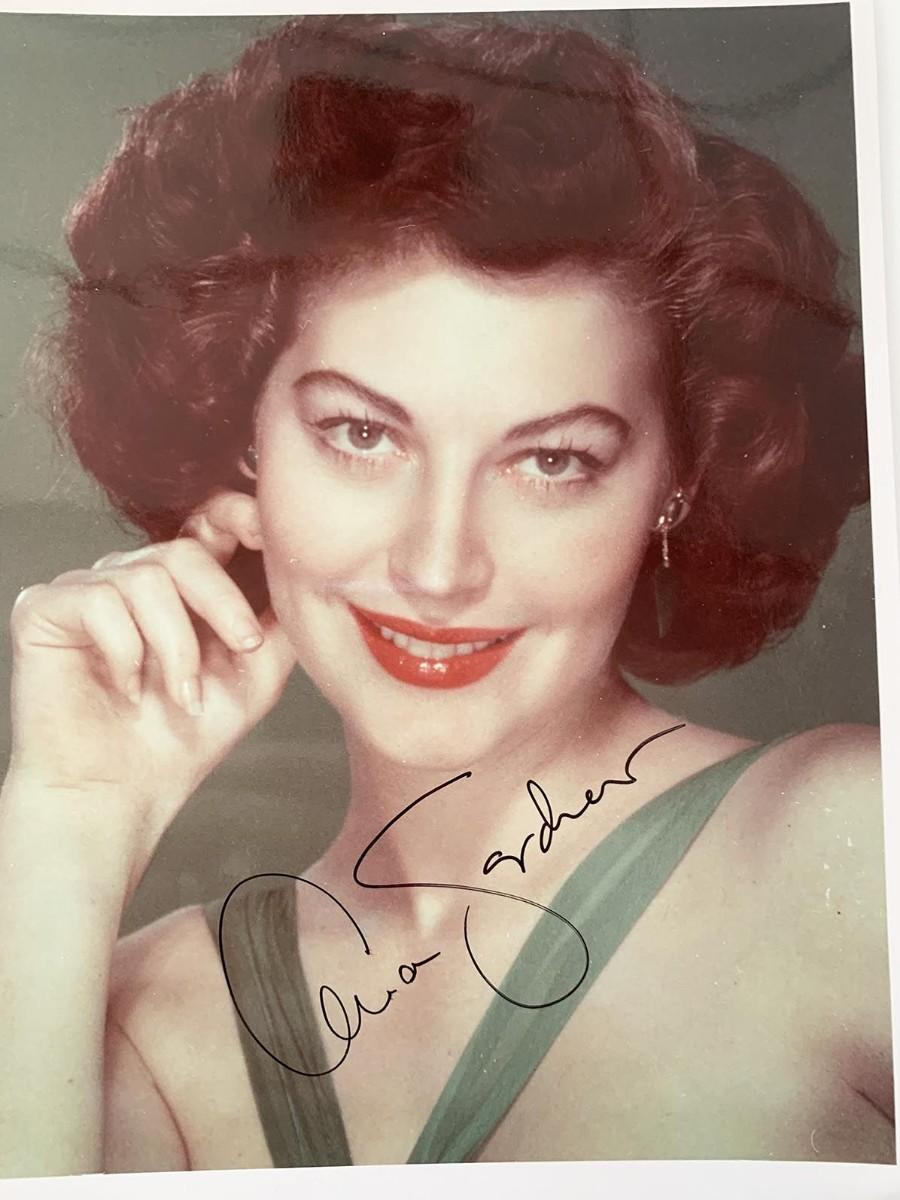 Ava Gardner signed photo | EstateSales.org