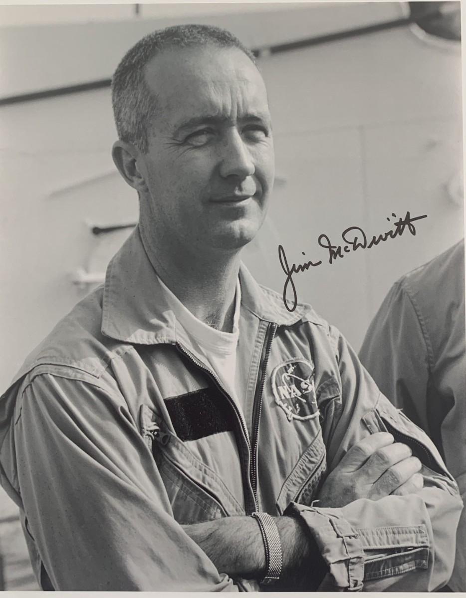 Apollo Astronaut Jim Mcdivitt signed photo | EstateSales.org