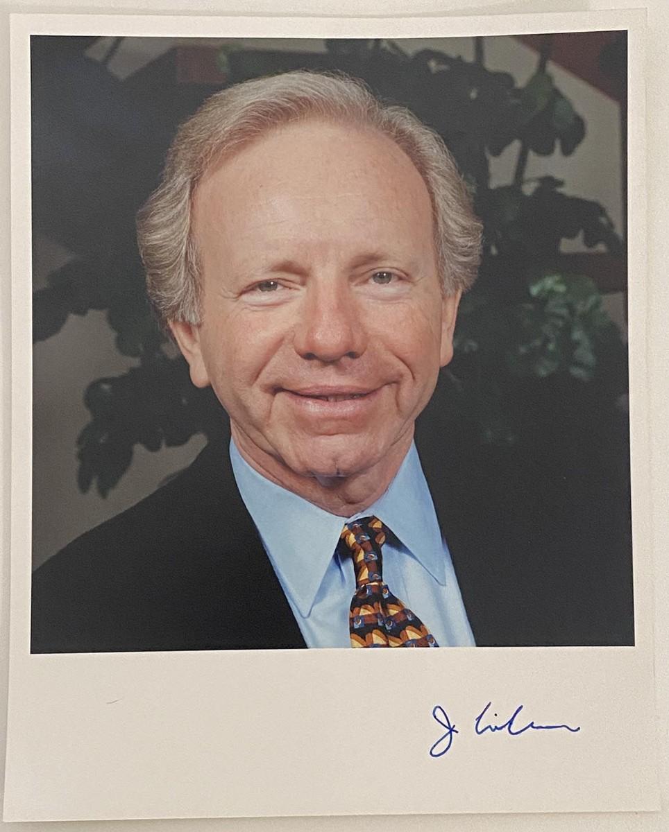 Joe Lieberman signed photo | EstateSales.org