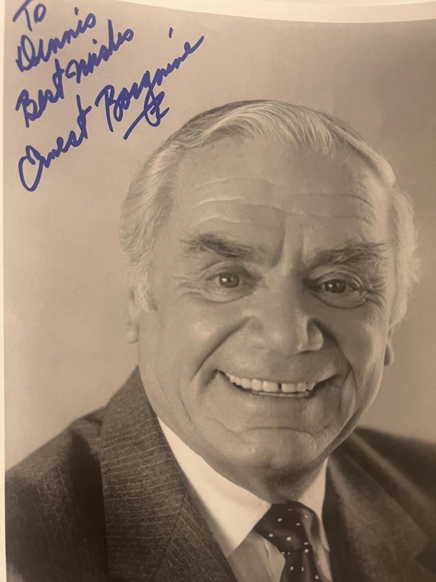 Ernest Borgnine signed photo | EstateSales.org