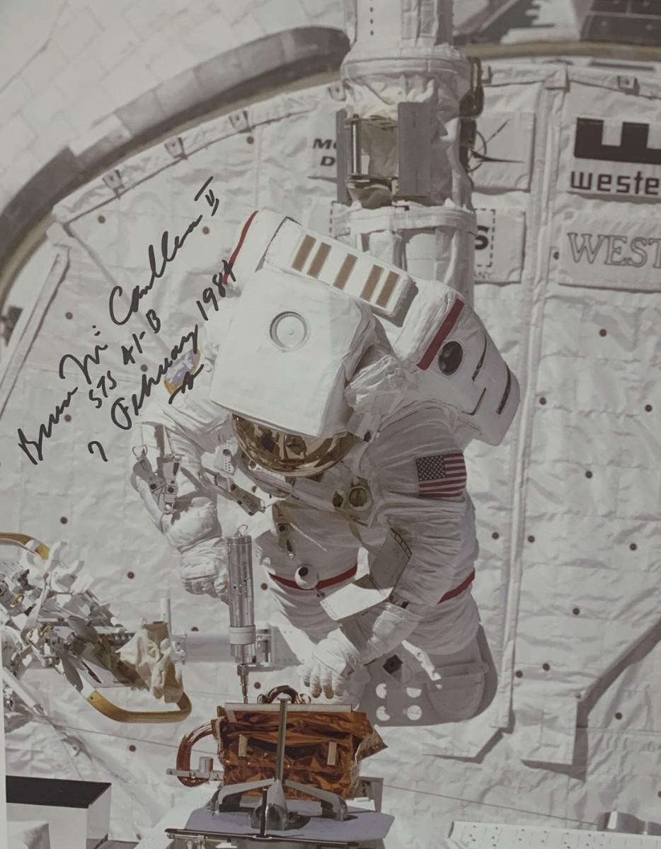 Astronaut Bruce McCandless II signed photo | EstateSales.org Astronaut Bruce McCandless II signed photo | EstateSales.org