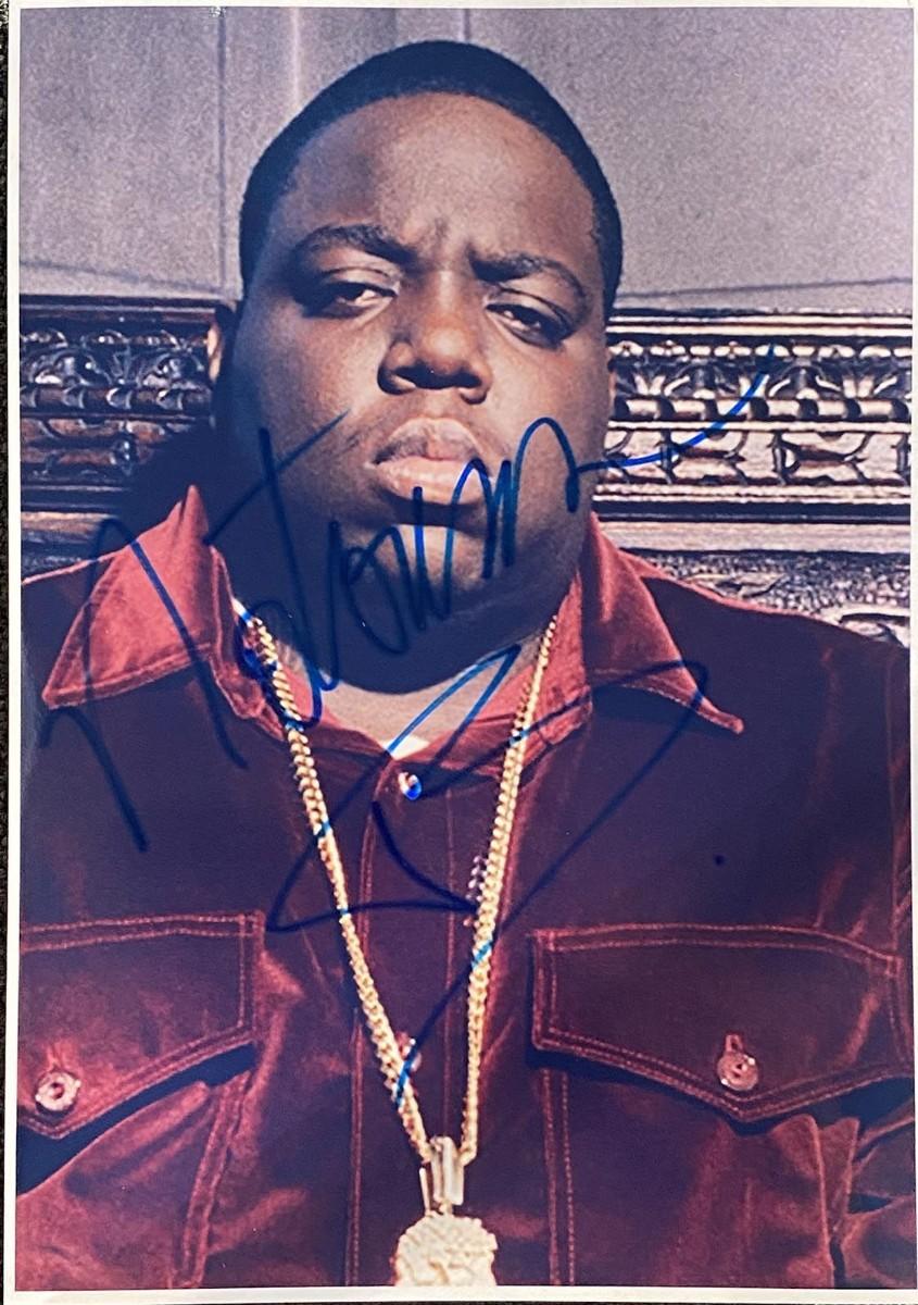 The Notorious B.I.G. signed photo | EstateSales.org