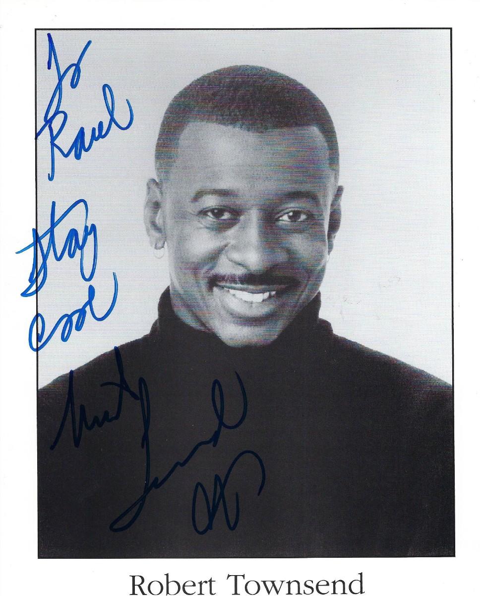 Hollywood Shuffles Robert Townsend signed photo | EstateSales.org