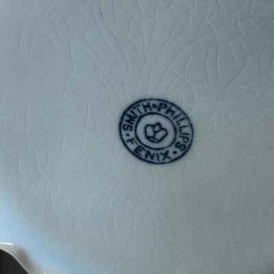 LOT 31M: Smith Phillips Fenix Pottery Pitcher & Bowl w/Matching Vase ...