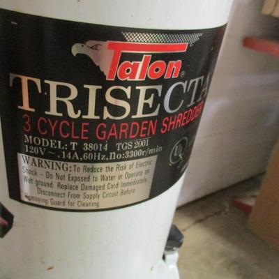 Talon Trisecta 3 Cycle Garden Shredder Model T 38014 | EstateSales.org