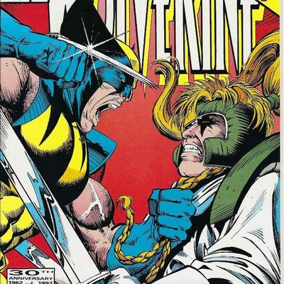 Wolverine Marvel Comic Book #54 | EstateSales.org