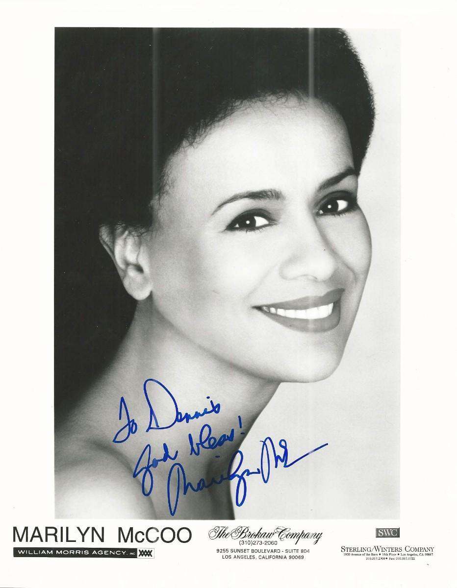 Marilyn McCoo signed photo | EstateSales.org