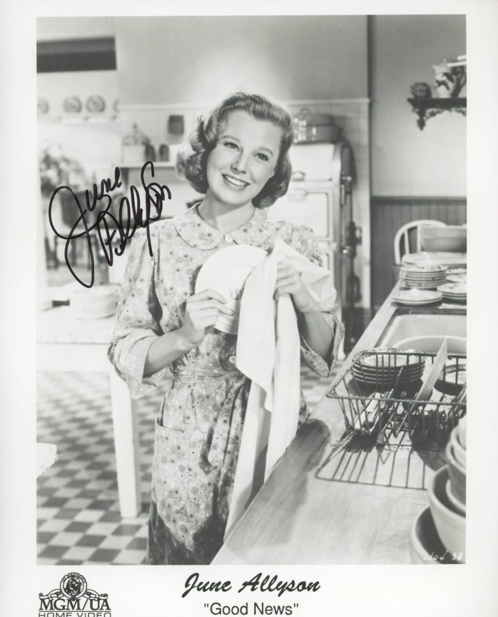 June Allyson signed "Good News" movie photo | EstateSales.org