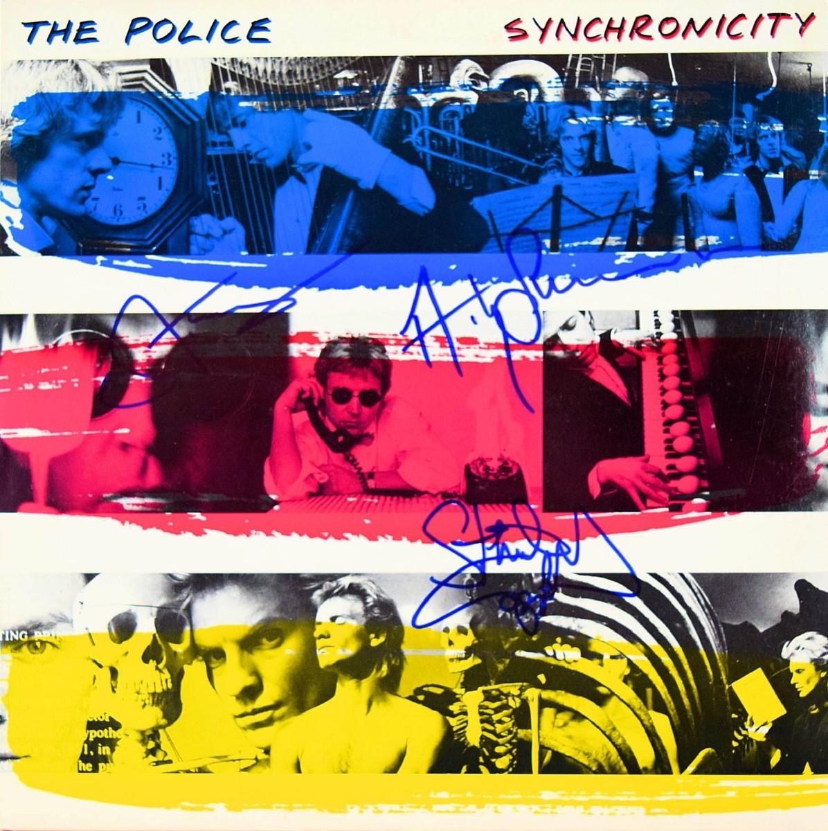 The Police signed Synchronicity album | EstateSales.org