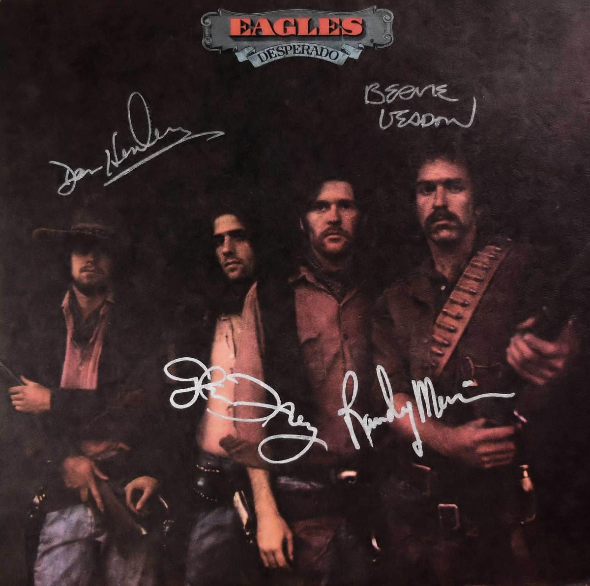 Eagles Desperado signed album | EstateSales.org