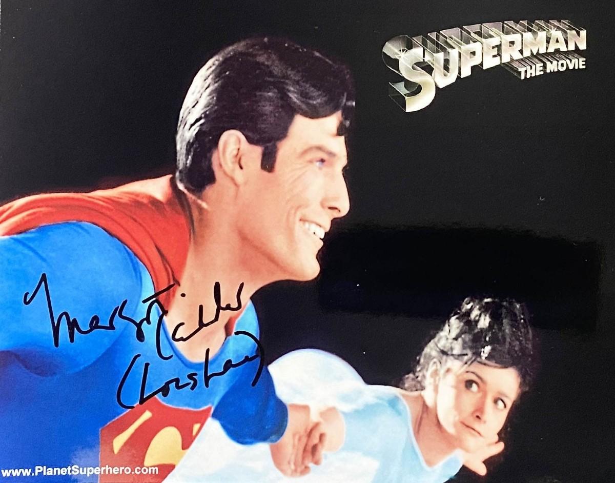 Superman Margot Kidder signed movie photo | EstateSales.org