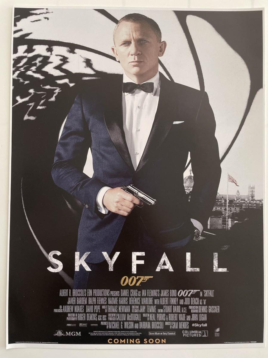 James Bond Skyfall mini poster | EstateSales.org
