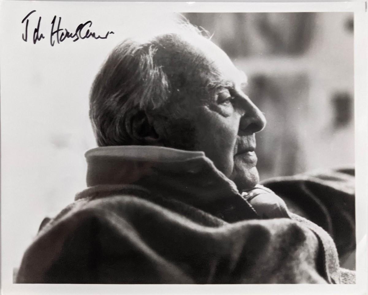 John Houseman Signed Photo | EstateSales.org