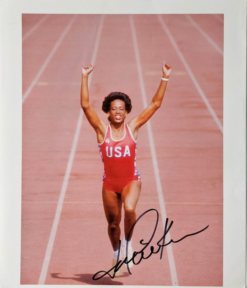 Olympian Jackie Joyner-Kersee signed photo | EstateSales.org