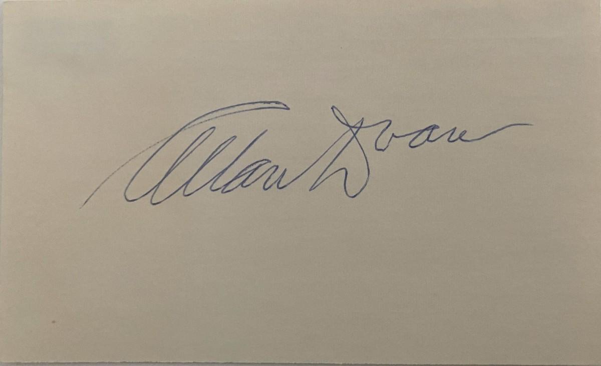 Director Allan Dwan original signature | EstateSales.org