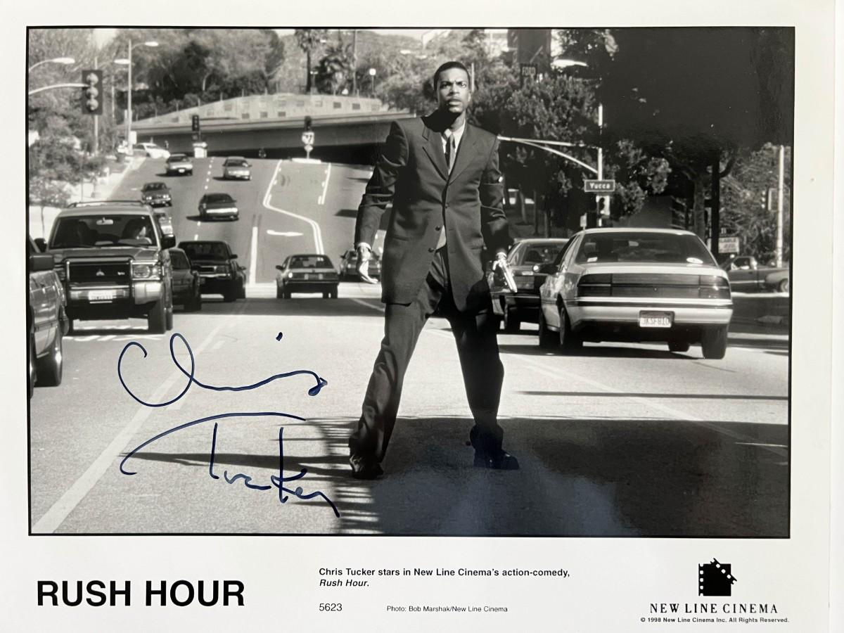 Rush Hour Chris Tucker signed movie photo | EstateSales.org