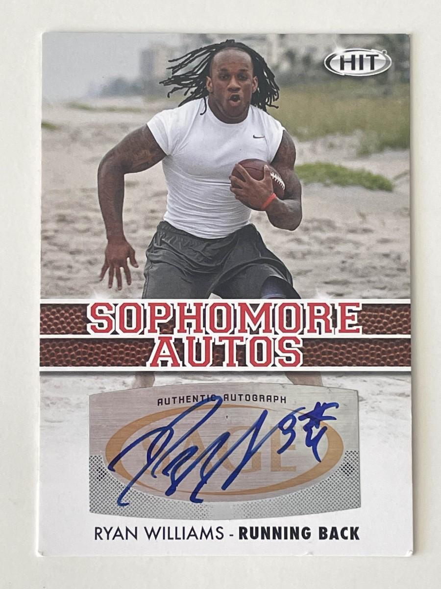Ryan Williams signed Sage Hit Sophmore Autos trading card | EstateSales.org