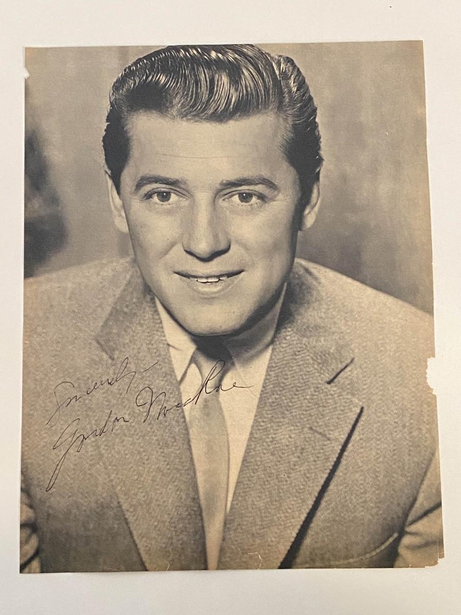 Gordon MacRae signed print | EstateSales.org