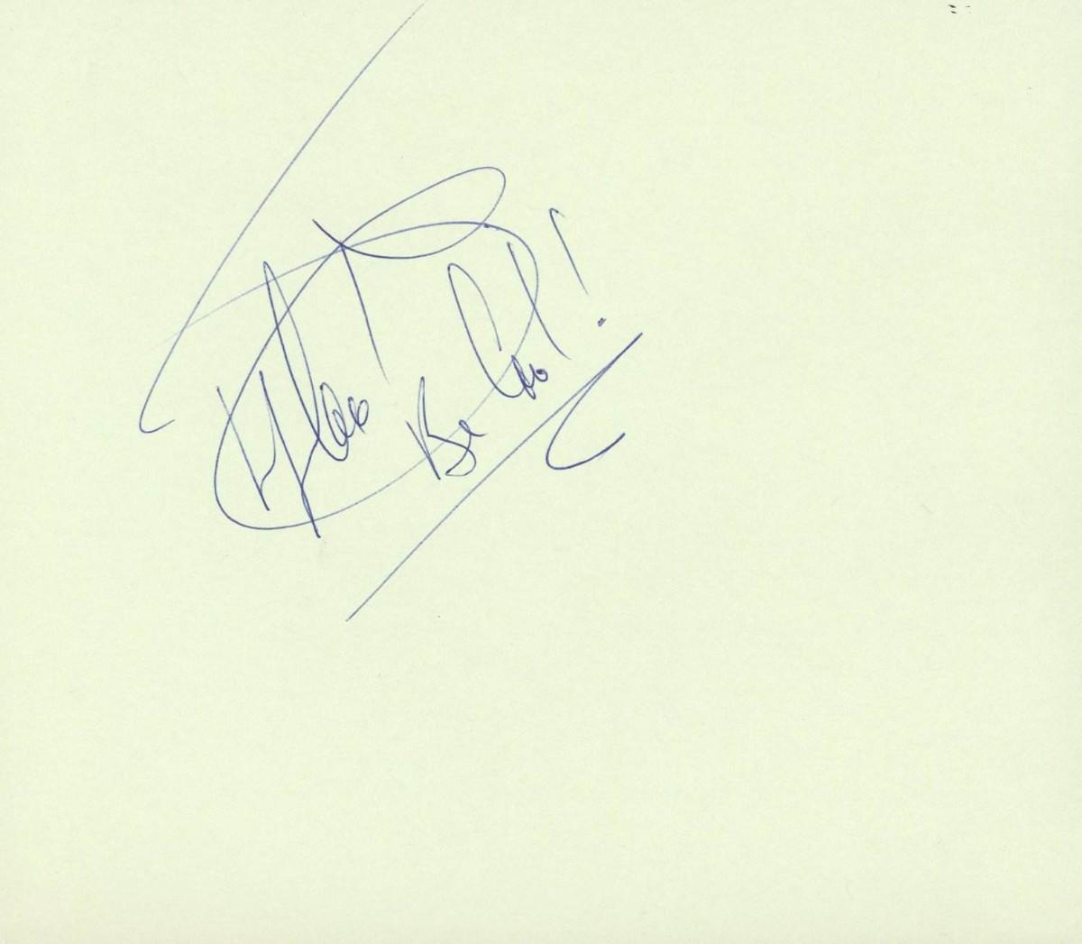 LL Cool J original signature | EstateSales.org