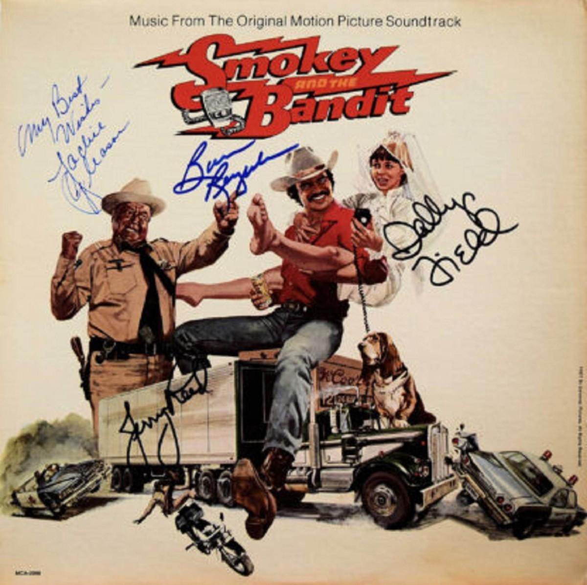 Smokey And The Bandit signed soundtrack album | EstateSales.org
