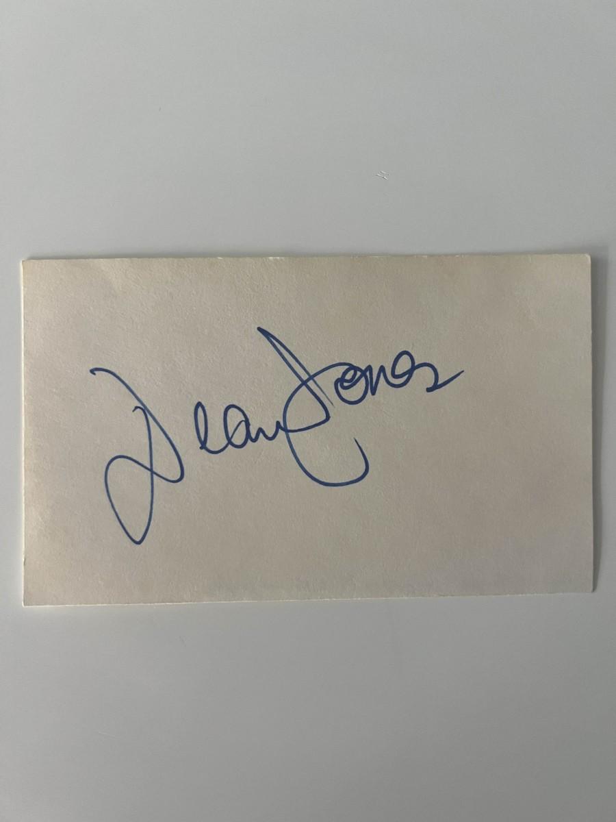 Dean Jones original signature | EstateSales.org