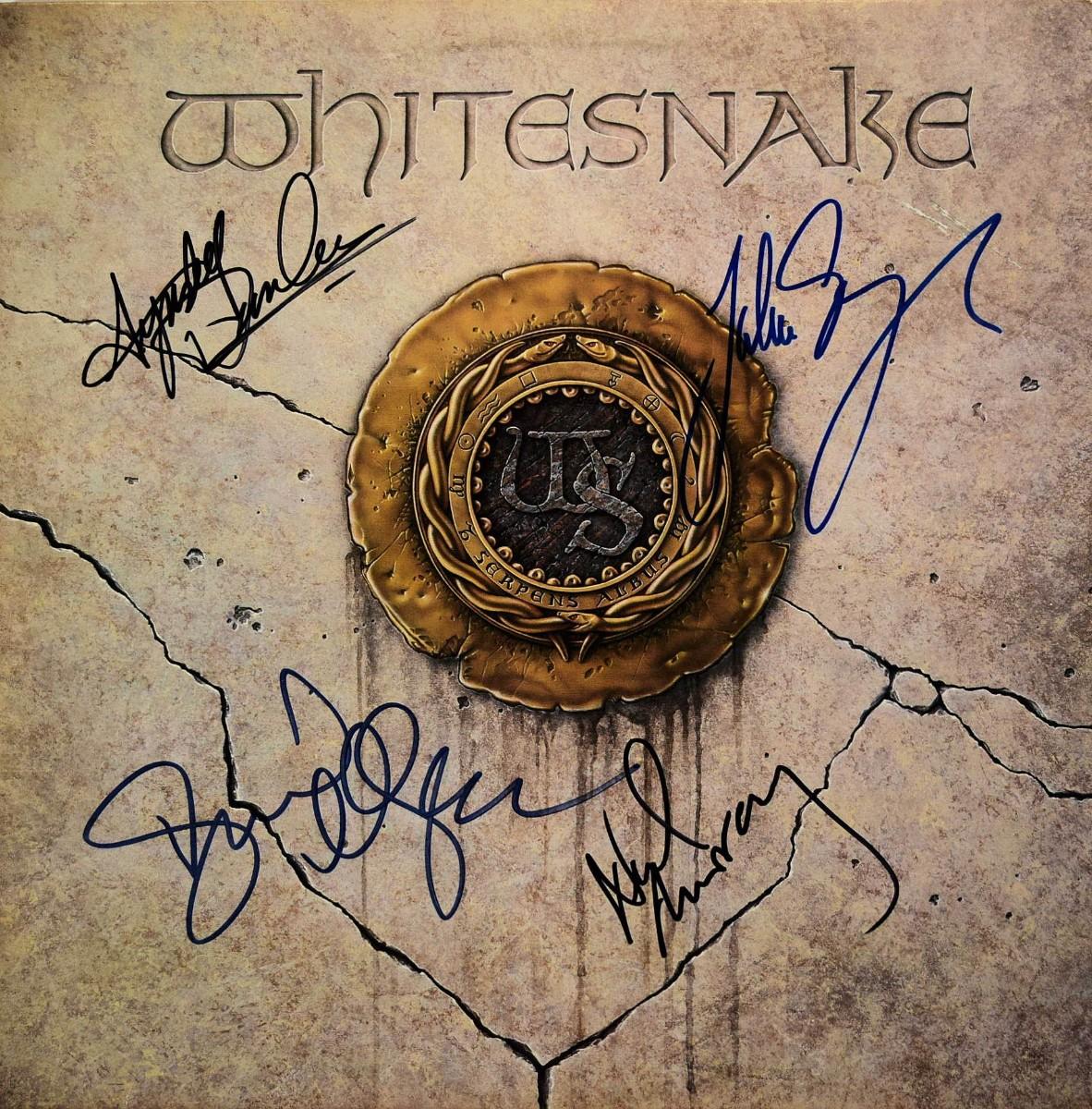 Whitesnake signed self-titled album | EstateSales.org