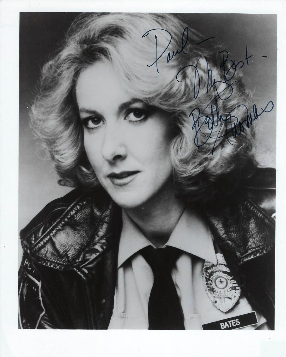 Betty Thomas signed Hill Street Blues photo | EstateSales.org
